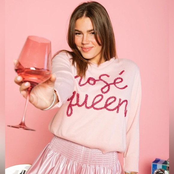 QUEEN OF SPARKLES | Sweaters | Queen Of Sparkles Rose Queen Sweater ...